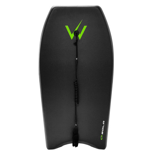 Sola 42" Wedge Bodyboard - Black/Green | Bodyboards | Get On The Water