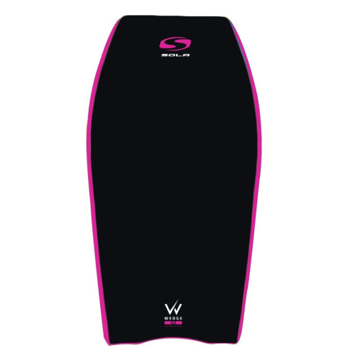 Sola 42" Wedge Bodyboard - Black/Pink | Bodyboards | Get On The Water
